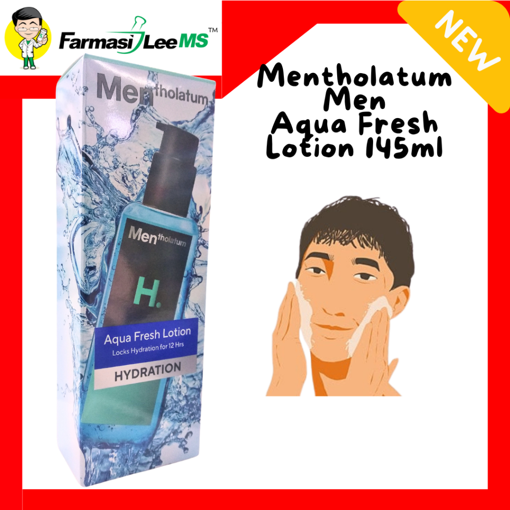 Mentholatum Men Aqua Fresh Lotion 145ml (Exp 09/2027) | Shopee Malaysia
