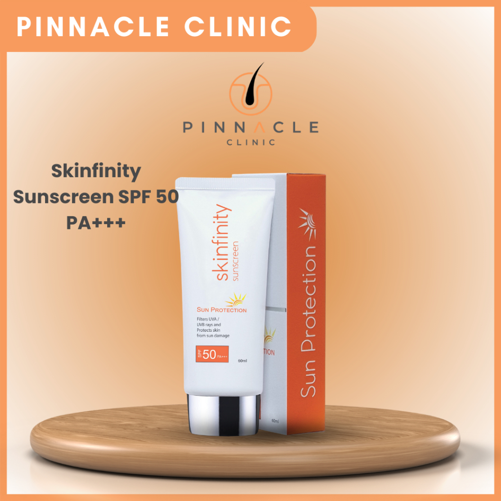 PINNACLE CLINIC SKINFINITY SUNSCREEN SPF 50 PA +++ 60ml | Shopee Malaysia