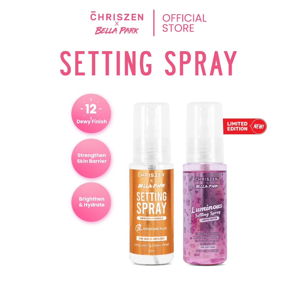 (COD) Chriszen X Bella Park Make Up Setting Spray 24hr Moisturize Plus ...