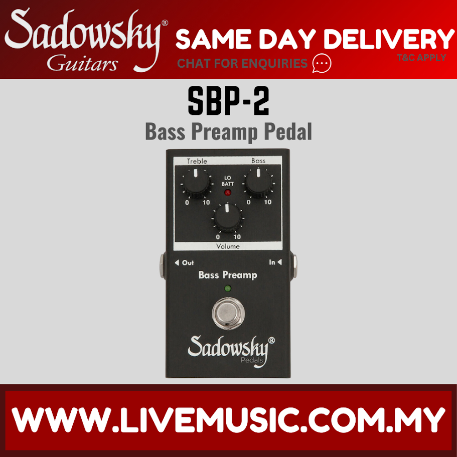 Sadowsky SBP-2 Bass Preamp Pedal ( SBP 2 SBP2 ) | Shopee Malaysia