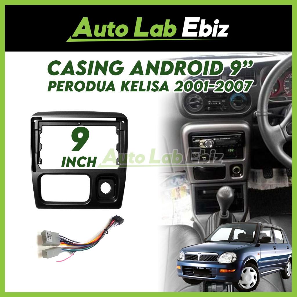 Perodua KELISA 2001-2007 Android Player Casing 9" inch with Perodua ...
