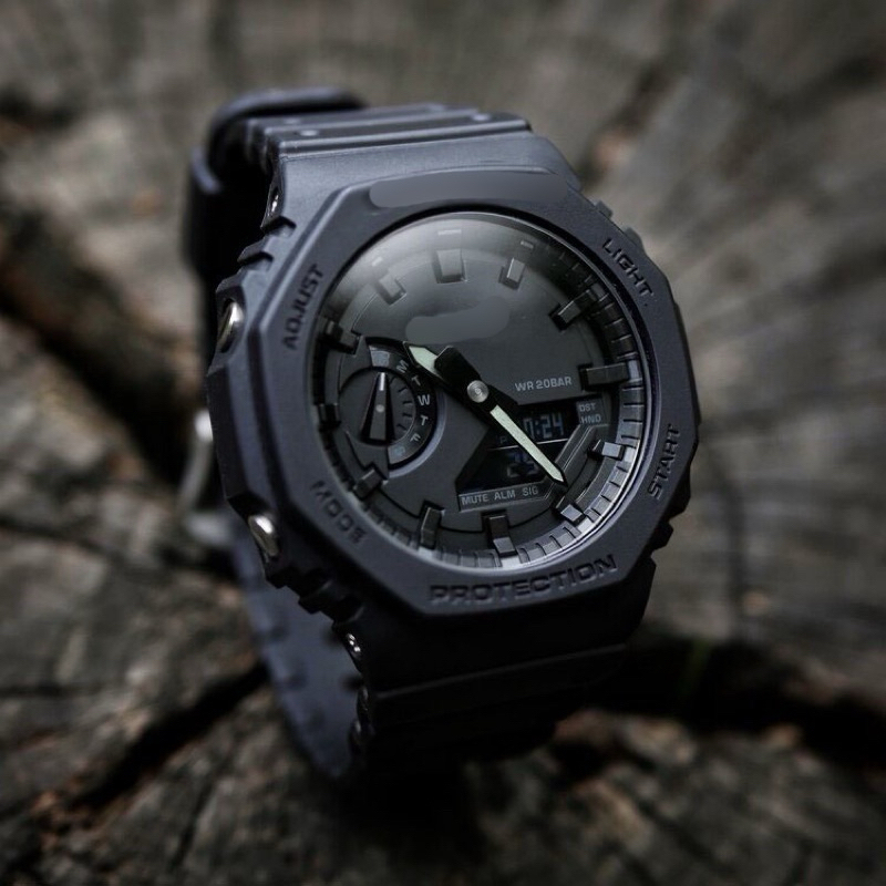 G SHOCK Jam TMJ Full Black Digital Analog | Shopee Malaysia