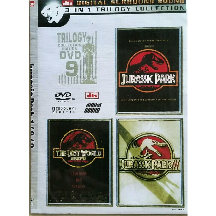 JURASSIC TRILOGY 3 IN 1 DVD | Shopee Malaysia