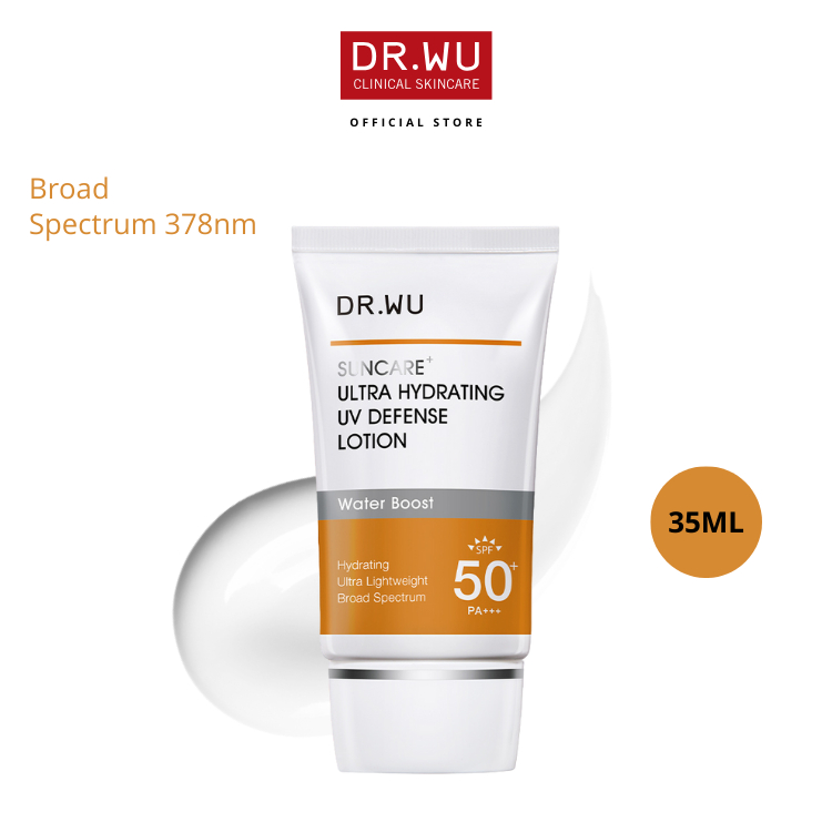 DR.WU Official Ultra Hydrating UV Defense Lotion SPF 50+ PA+++ (35ml) (Water Boost) | Shopee ...