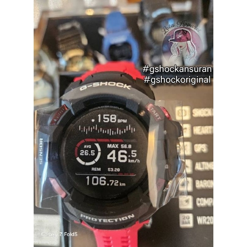 100% ORIGINAL CASIO G-SHOCK GSW H1000 1A4 SMARTWATCH HEART RATE GPS ...
