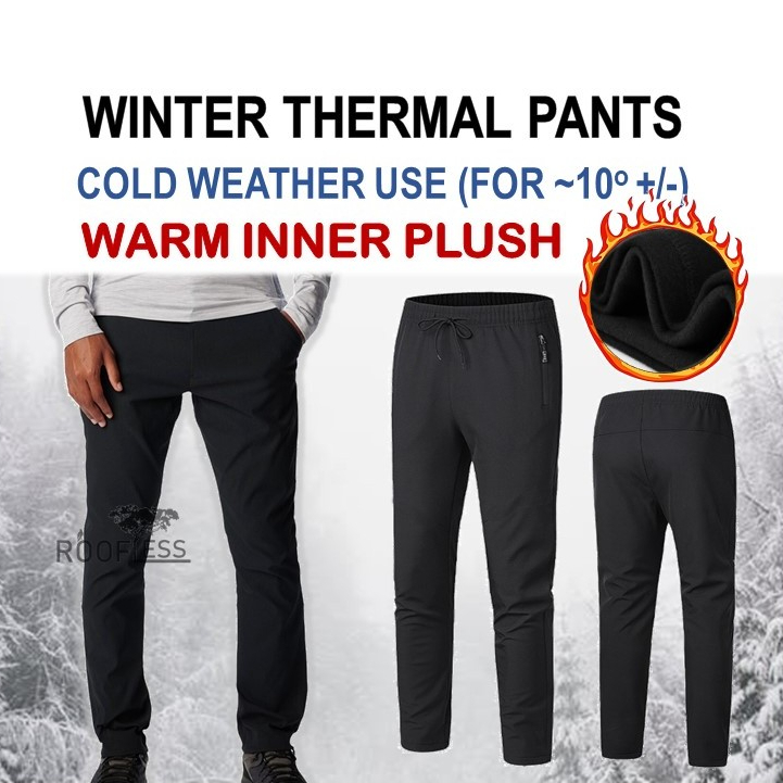 ROOFLESS Thermal Pants Men Thermal Wear Men Winter Pants Men Thermal ...