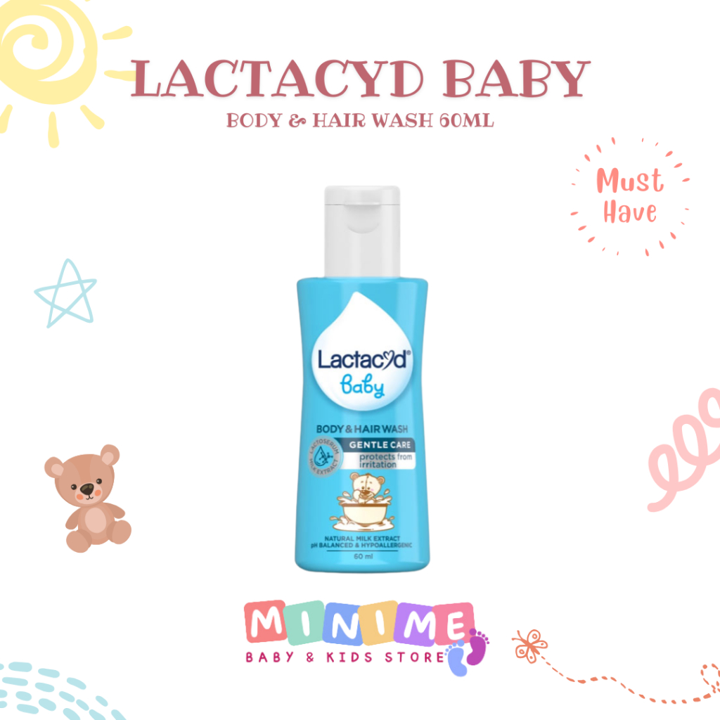 LACTACYD BABY Body & Hair Wash Gentle Care - 60ML | Shopee Malaysia