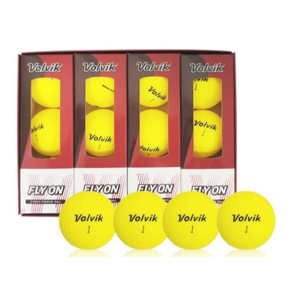 Volvik Fly On Golf Balls Yellow color 12 Dozon From Korea Original ...
