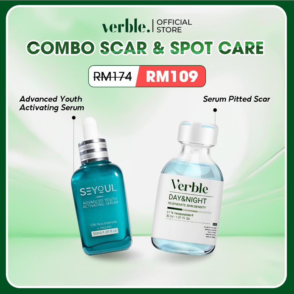 VERBLE Combo Scar & Spot Care Serum Pitted Scar Removal + Seyoul ...