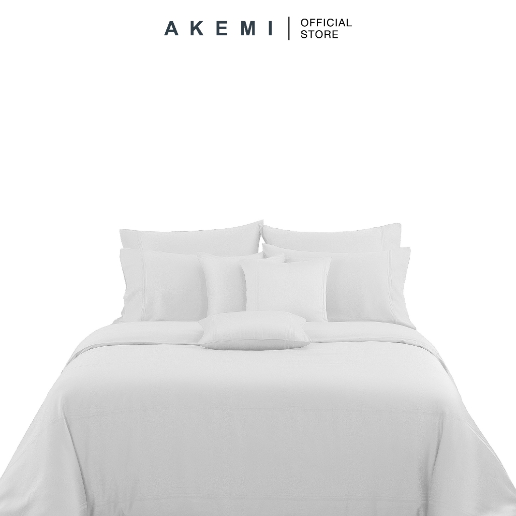 AKEMI TENCEL™ Lyocell Earnest Fitted Sheet Set 1200TC - Optim (Super Single/ Queen/ King ...
