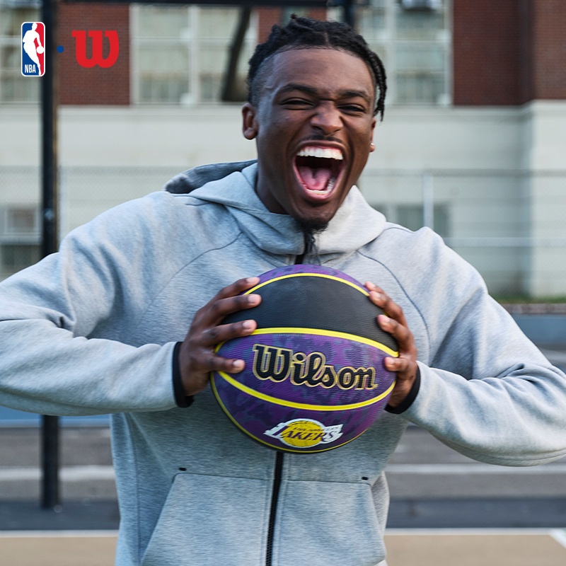 WILSON NBA Team Tribute Outdoor Basketball LA Lakers (Size 7 ...