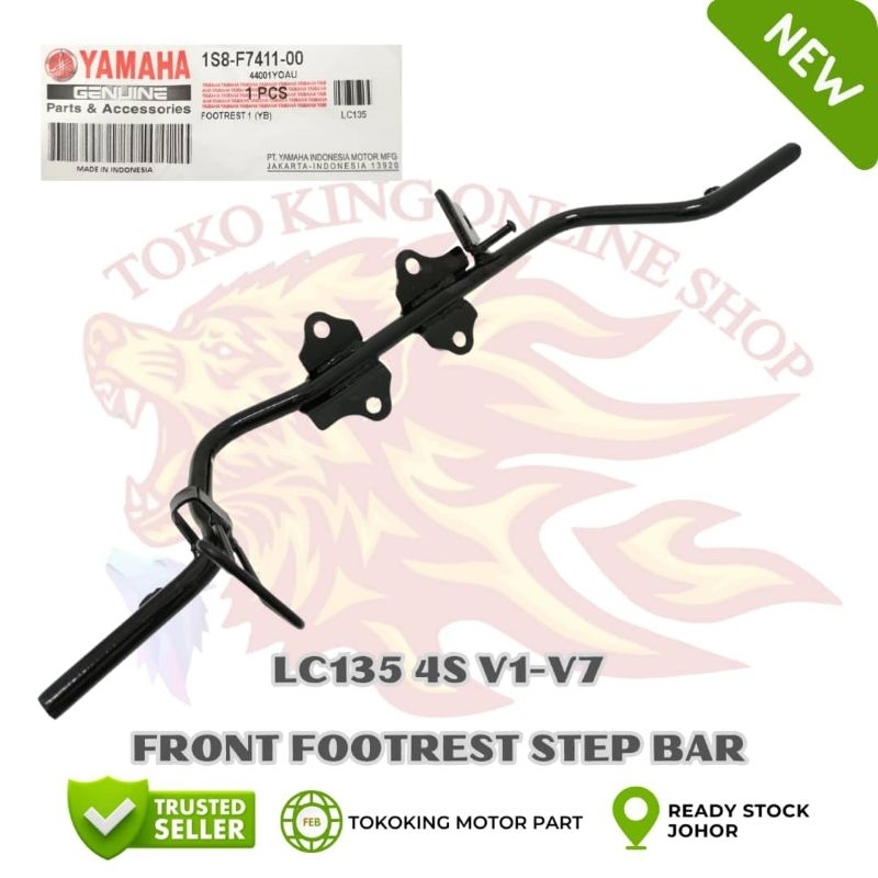 (4S) YAMAHA LC135 V1 V2 V3 V4 V5 V6 V7 LC 135 OLD NEW 4SPEED FRONT FOOTREST STEP BAR PEMIJAK ...