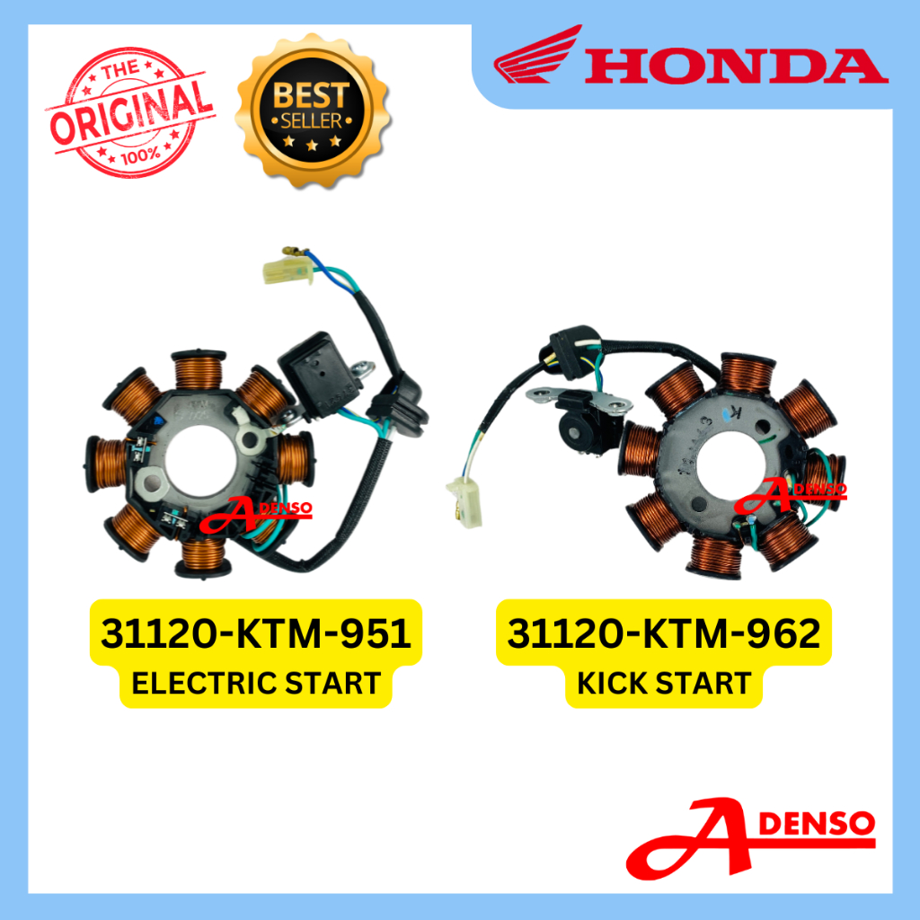 WAVE125 S FUEL COIL KICK STATOR ELECTRIC STATOR COMP W125S (HONDA100 ...