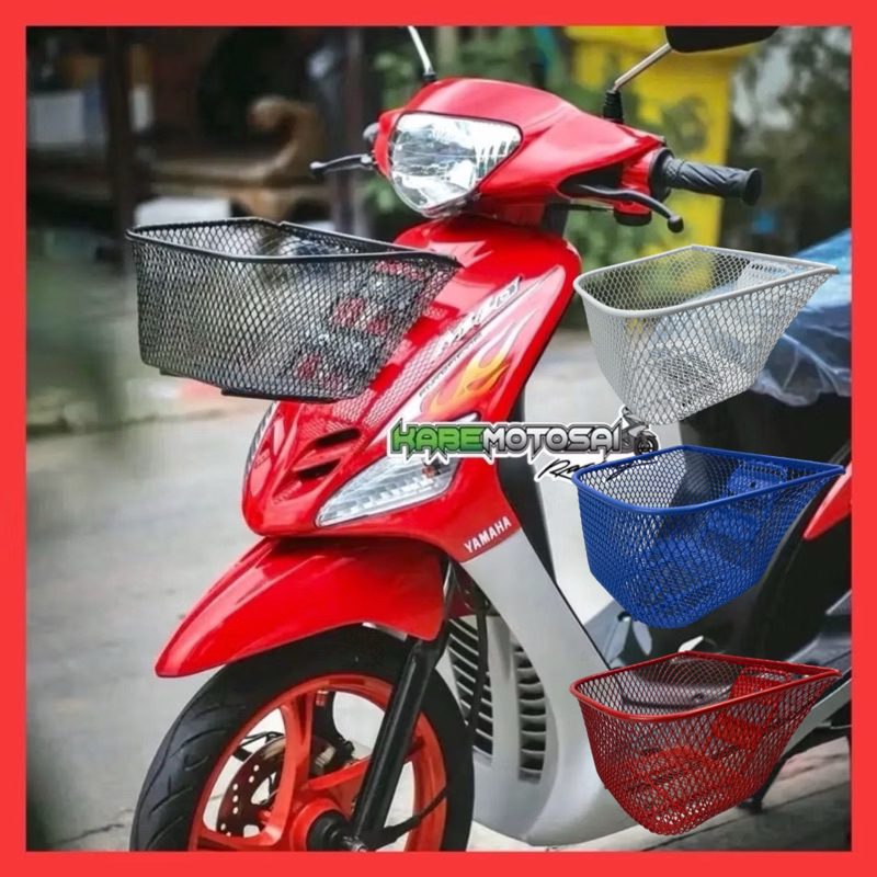🏁 BAKUL DEPAN YAMAHA EGO 1st MODEL LAMA V1 🏁 FRONT BASKET MIO THAILAND ...