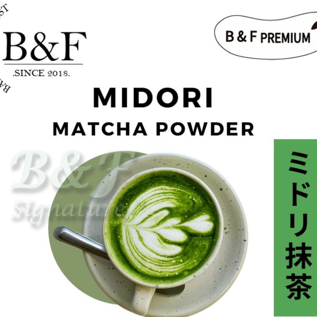 Midori Matcha Powder 30G-100G 100% Serbuk Teh Hijau Japanese Matcha ...