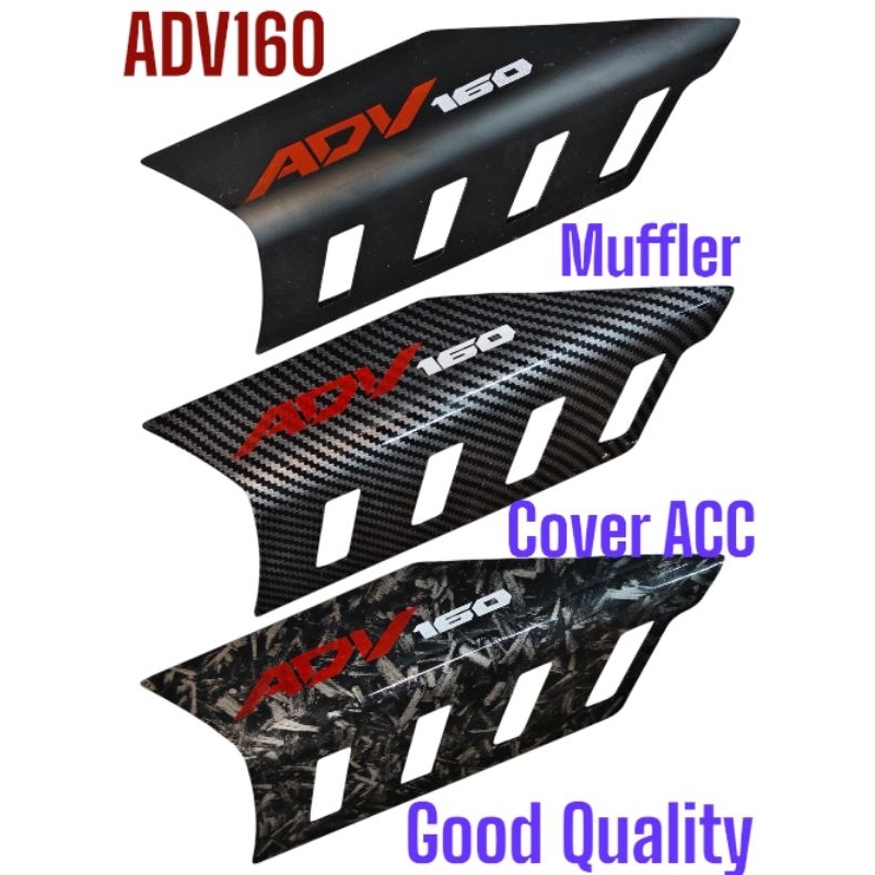 ADV160 MUFFLER COVER ACC EXHAUST COVER ACC HONDA ADV160 ADV 160 MUFFLER EXHAUST PROCTOR ACC GOOD ...