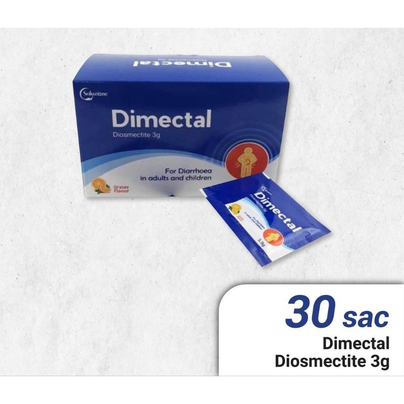 DIMECTAL Diosmectite For Diarrhoea in adults and children Orange ...