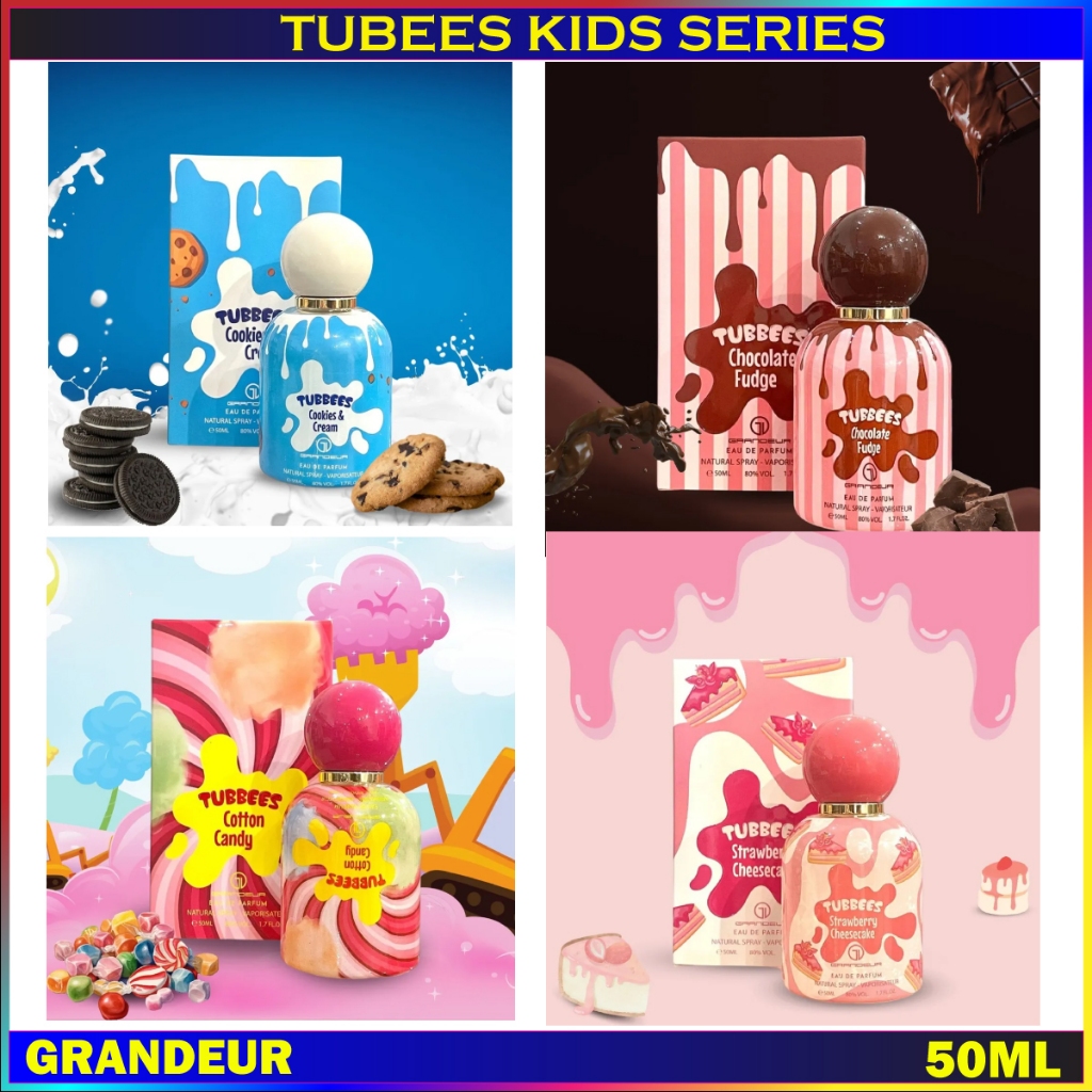 KIDS PERFUME EDP TUBEES SERIES 50ML SPRAY GRANDEUR AL WATANIAH 100% ...