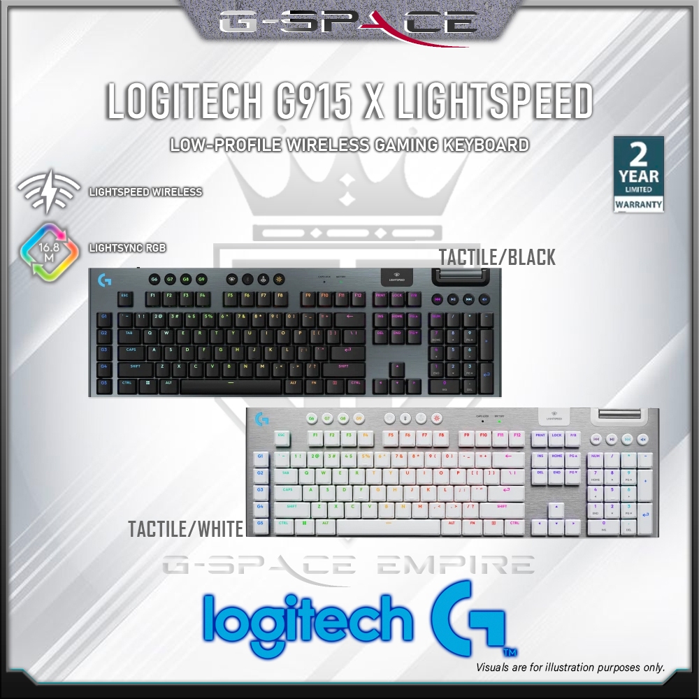 Logitech G915 X Lightspeed/ G915 X Lightspeed TKL | Bluetooth Wireless ...