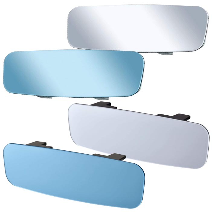 SEIWA In-Car Rearview Mirror Frameless 250mm: Curved Mirror / Flat ...