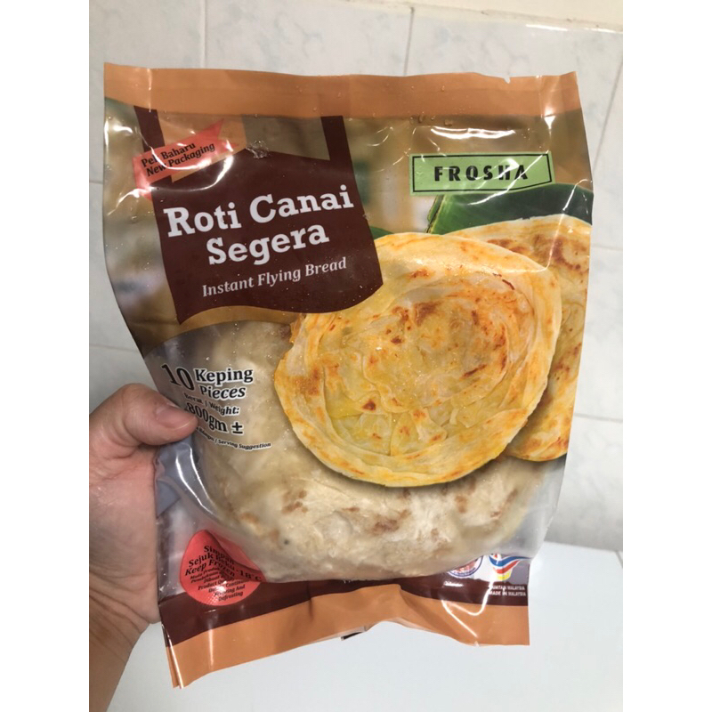 Frosha Roti Canai Segera 10 keping (800gram) | Shopee Malaysia