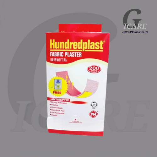 HUNDREDPLAST FABRIC PLASTER ( 200strip ) | Shopee Malaysia