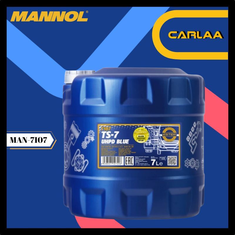 ORIGINAL MANNOL 7107 TS-7 UHPD BLUE 10W40 FULLY SYN DIESEL (7L) TRITON NAVARA DMAX HILUX FORD ...