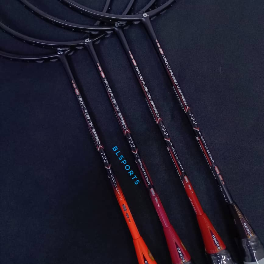 APACS Badminton Racket NANO FUSION SPEED 722 (100% ORIGINAL) | Shopee ...