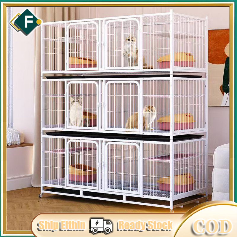 Sangkar Kucing Besar Murah Movable Cat Cage With Partition Large ...