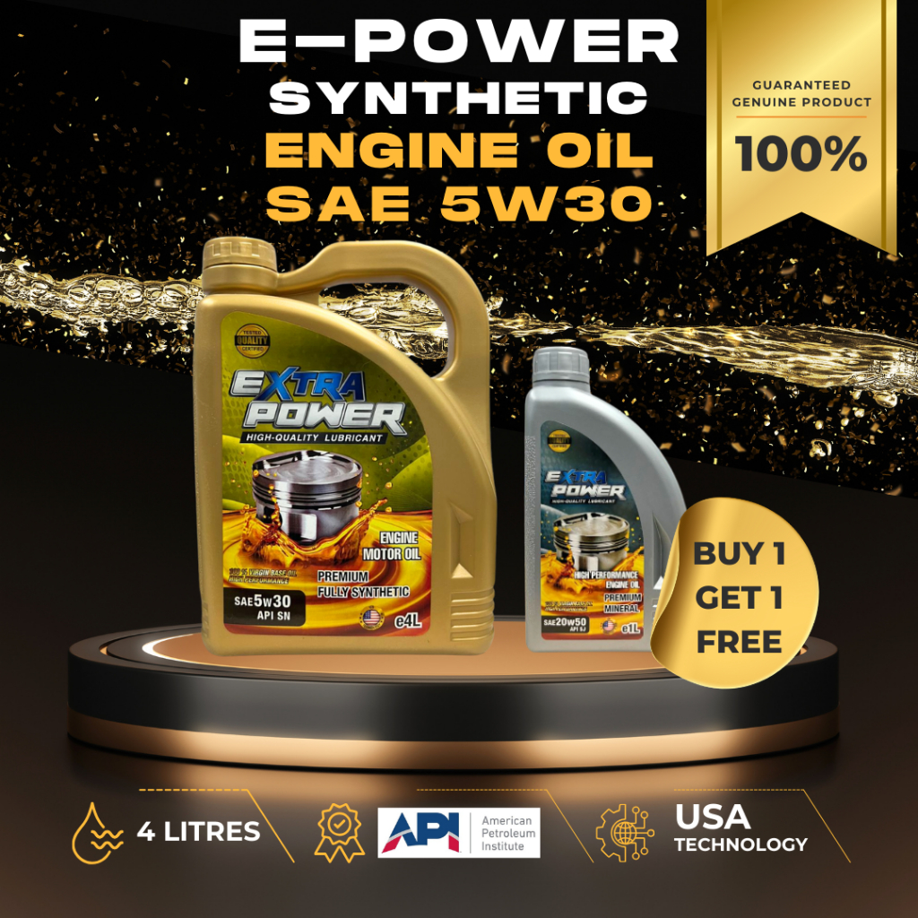 EXTRA POWER SAE 5W30 PREMIUM FULLY SYNTHETIC ENGINE OIL 4 LITRES TOYOTA ...