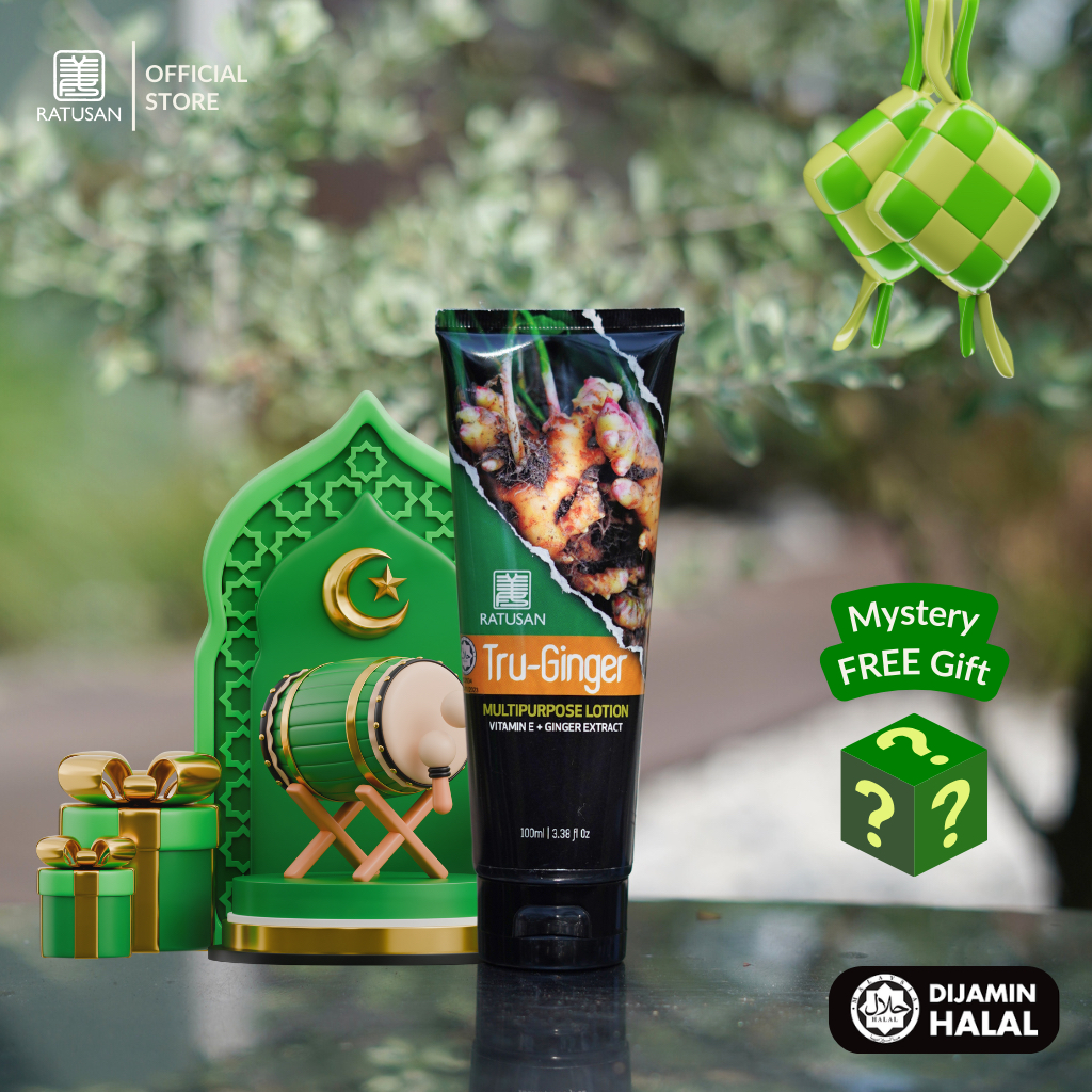 [RAMADAN PROMO | FREE GIFT] RATUSAN Tru-Ginger Multipurpose Lotion ...