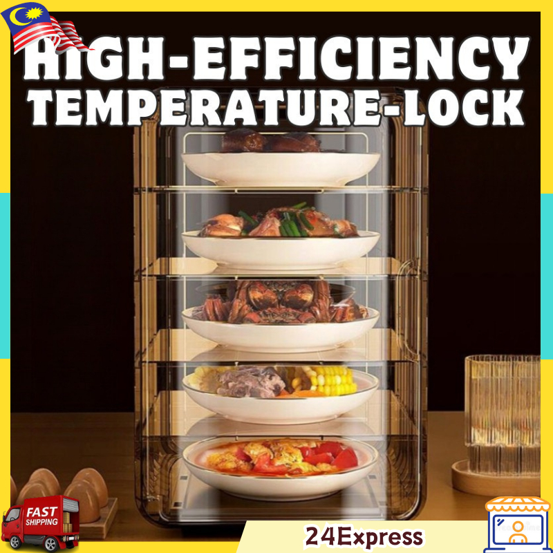 【READY】Detachable Partitions Food Cover Storage Transparent Stackable ...