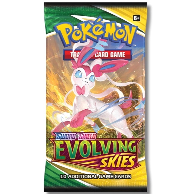 Pokemon TCG Sword & Shield Evolving Skies Booster Pack (Loosed Pack) | Shopee Malaysia