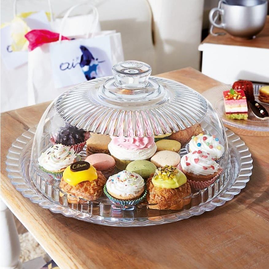 Cake Coverage/Round Cake Keeper/Cake Storage / Bekas Kek Roti Bulat ...