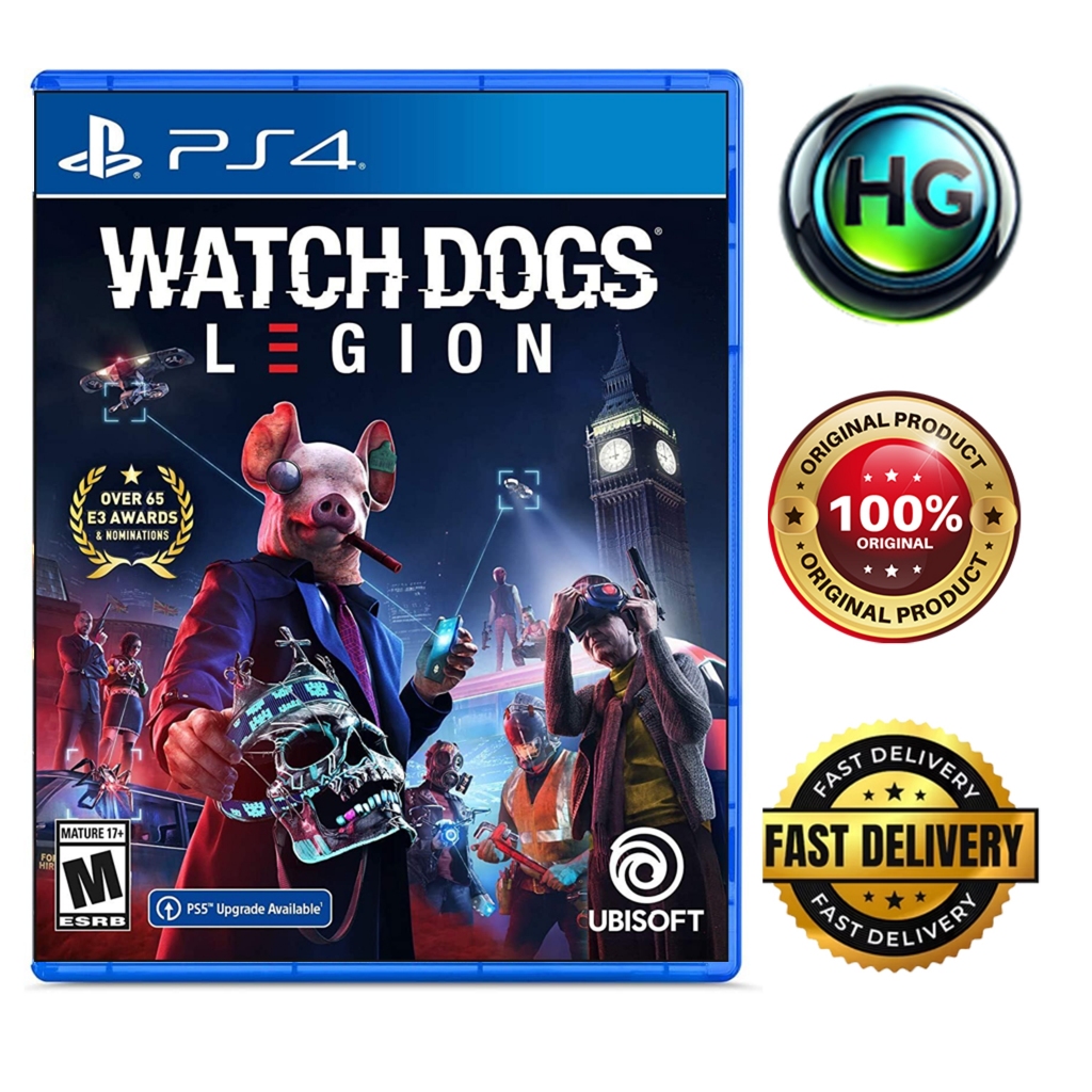 Watch Dogs Legion - PS4/PLAYSTATION 4 GAME DISC | Shopee Malaysia