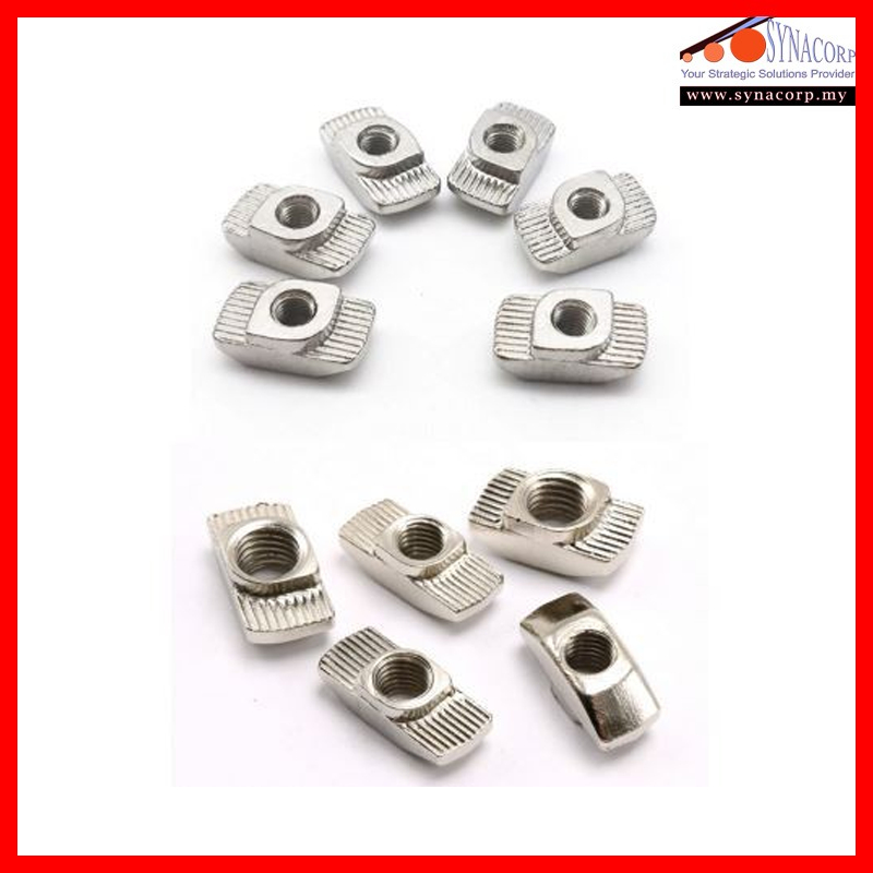 EU20 EU30 EU40 EU45 Aluminium Profile Rhombus T Hammer Nut M3/M4/M5/M6/M8 | Shopee Malaysia