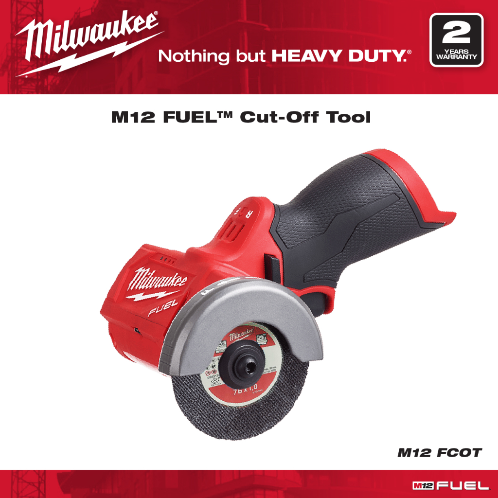 MILWAUKEE M12 FCOT-0X 3" SUB-COMPACT MULTI MATERIAL CUT-OFF TOOL - BARE ...