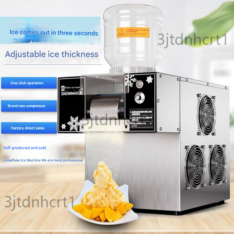NEW Snowflake Ice Machine Snow Ice Shaver Machine Ice Crusher Dessert ...