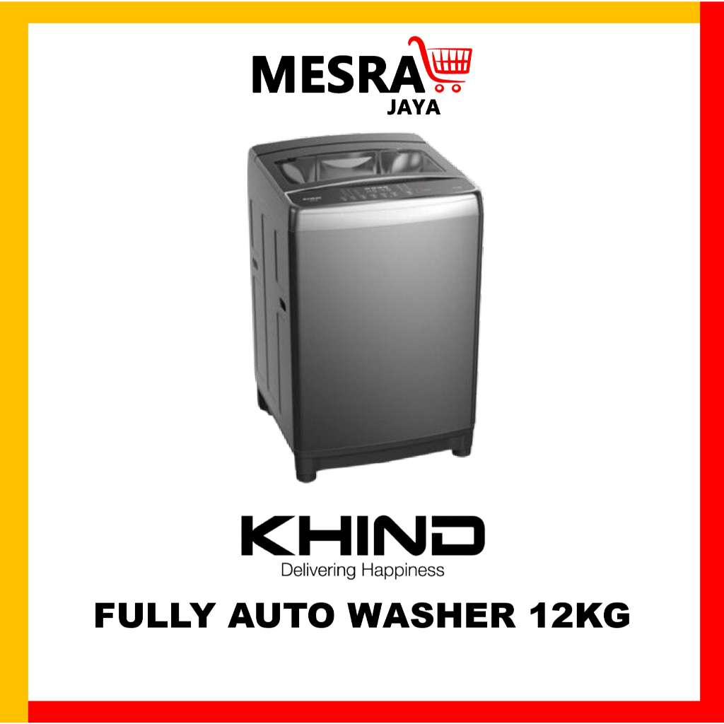 Khind 12KG Fully Auto Washing Machine WM120A MESIN BASUH | Shopee Malaysia
