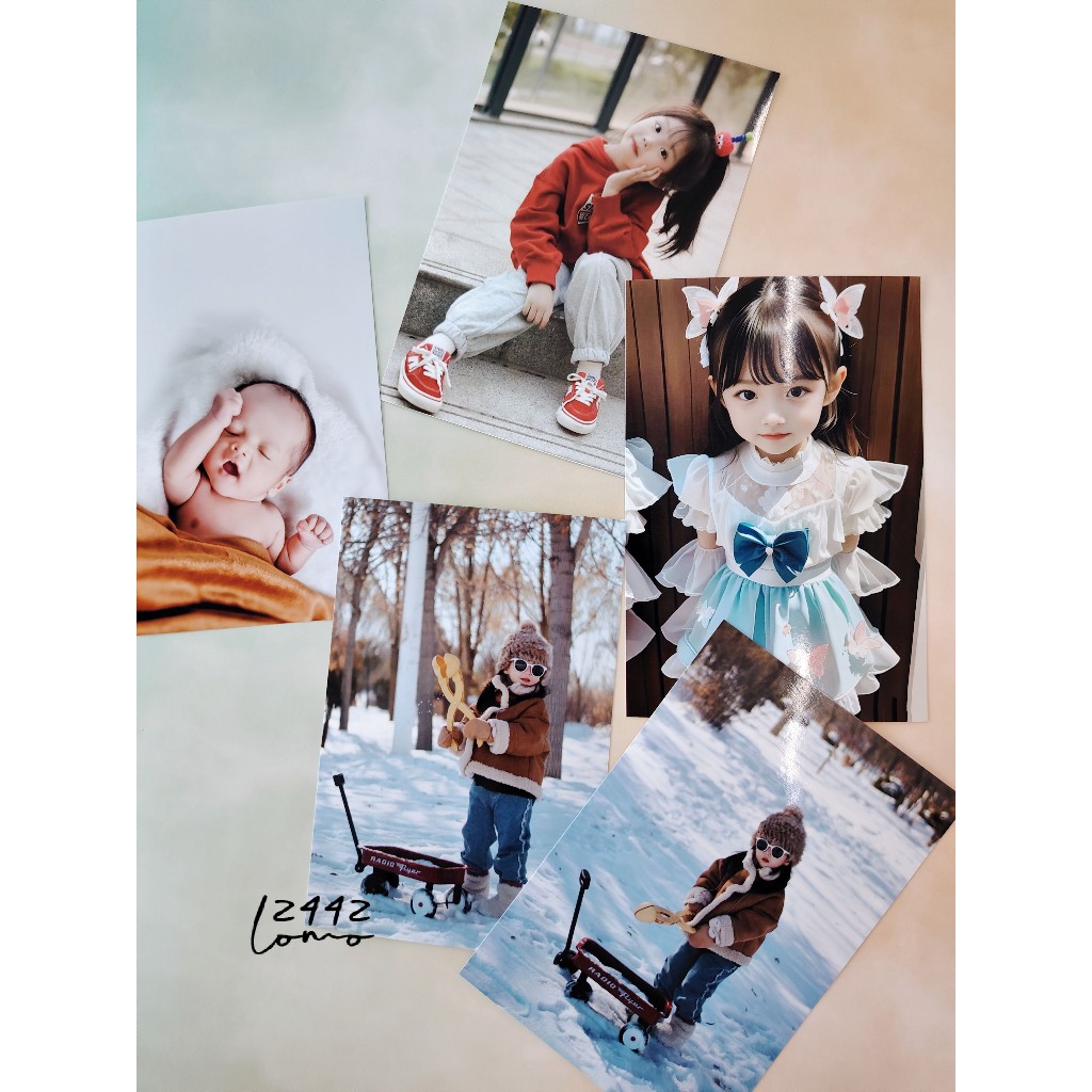 4R BORDERLESS White Glossy Photo Printing Album Cuci Gambar Anniversary ...