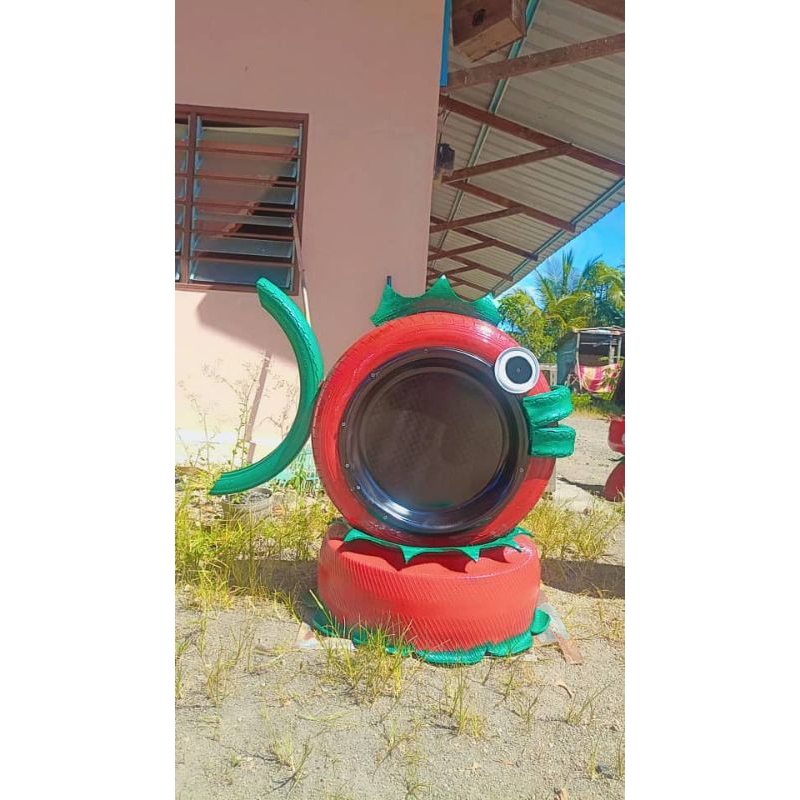 pasu tayar signbord bentuk ikan | Shopee Malaysia