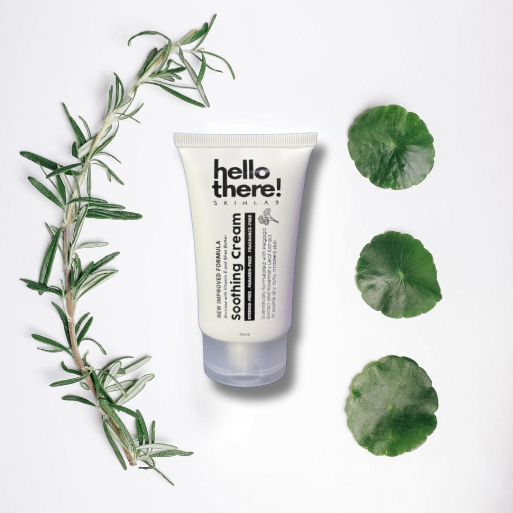 HELLOTHERE Soothing Cream (Kulit Gatal Eczema/Psoriasis/Sensitive Skin ...
