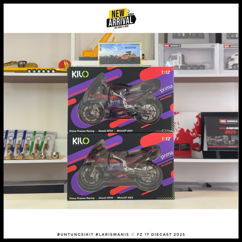 | PRE ORDER | KILOworks Prima Pramac Racing Ducati GP24 MotoGP 1/12 ...