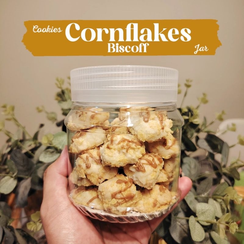 (New) Biskut Cornflakes Biscoff Homemade Cookies Raya Ramadan | Shopee ...