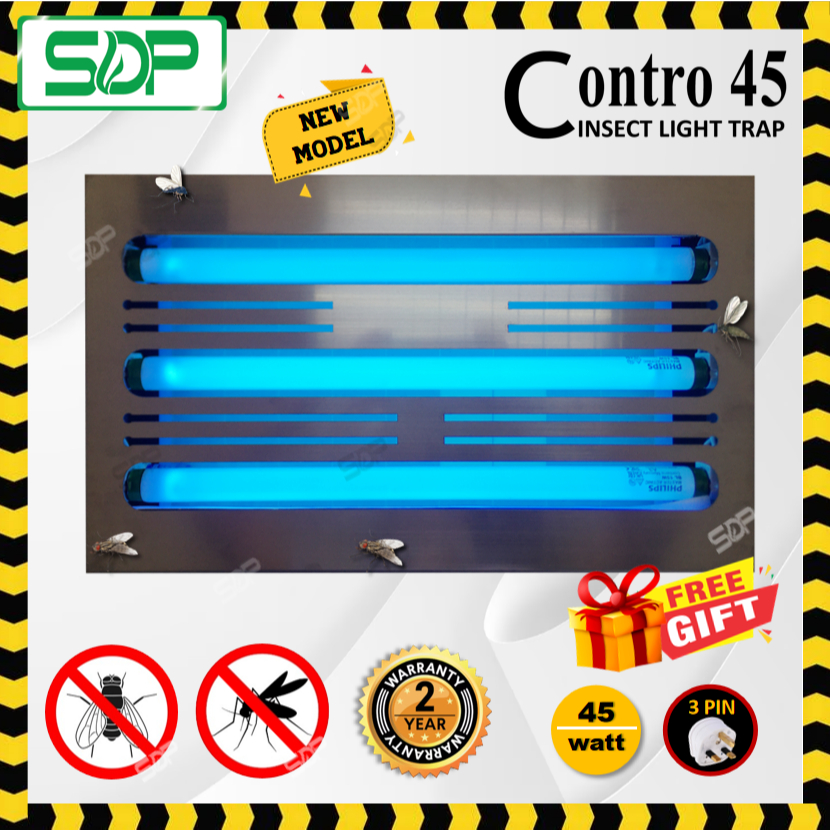 Contro 45 Insect UV Light Trap [2 YEARS WARRANTY]/ Perangkap Lalat ...