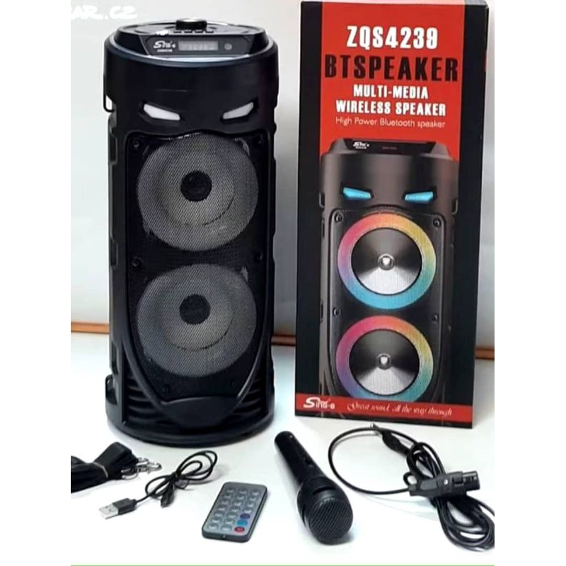 new model zqs4239/4243 wireless rechargeable Bluetooth karaoke speakers ...