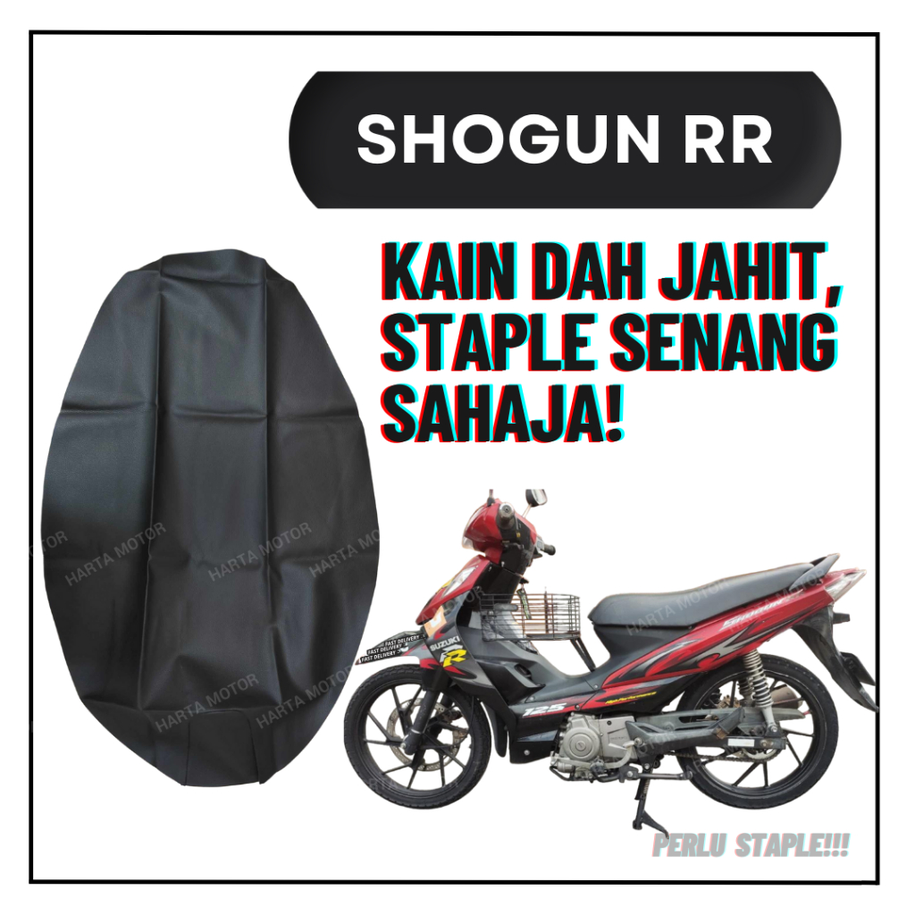 SHOGUN RR SEAT COVER - SHOGUN 125 RR SHOGUNRR KAIN SEAT MOTOR SARUNG ...