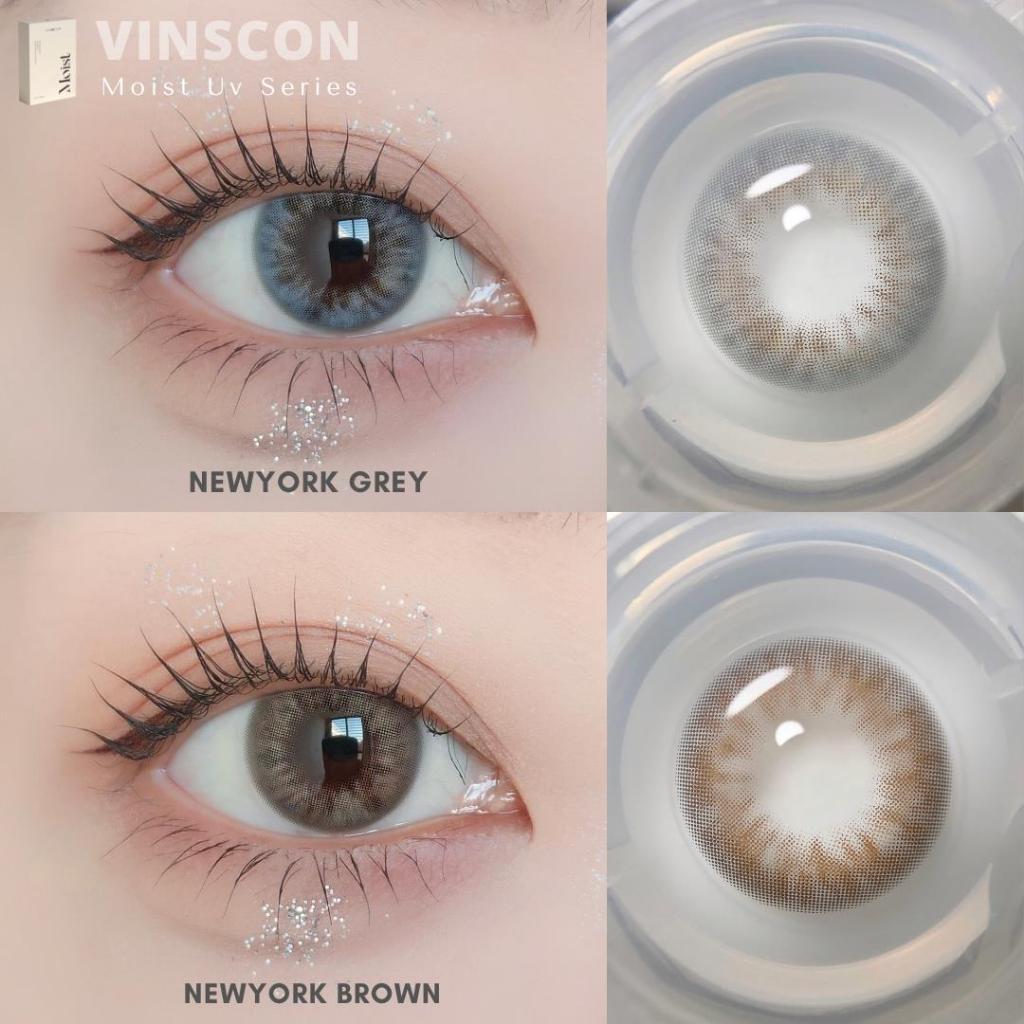 Vinscon NewYork 14.5mm (Moist Uv Series ) Monthly Contact Lens | Shopee ...