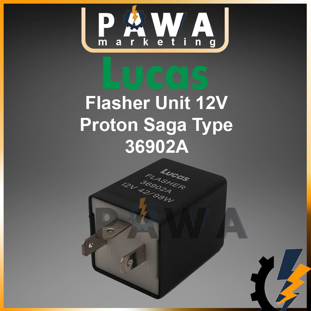 Lucas 100% Authentic Flasher Unit Signal Relay 36902A 12V 3Pin Proton ...