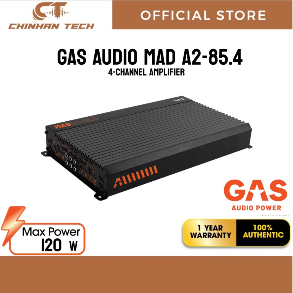 GAS MAD A2-85.4 4-channel amplifier | Shopee Malaysia